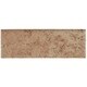 Travertine Replica 2x6-inch Ceramic Bullnose 6-inch side in Truffle ...