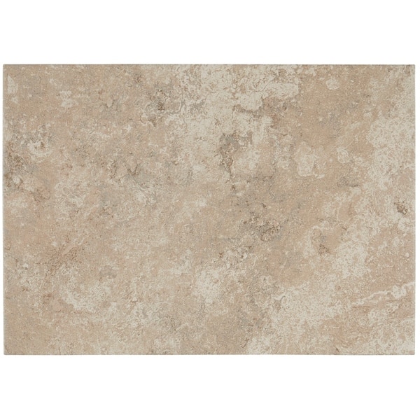 Travertine Replica 10x14-inch Ceramic Wall Tile in Dorian Grey - 10x14 ...