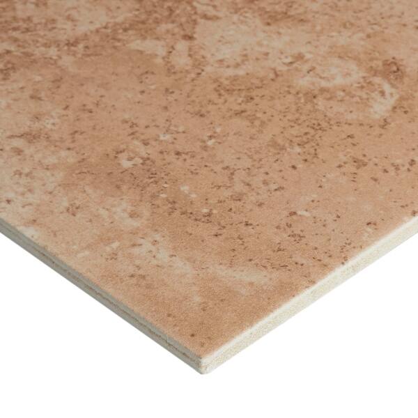 Travertine Replica 10x14-inch Ceramic Wall Tile in Truffle Field - 10x14 - Bed Bath & Beyond ...