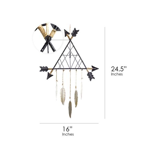 American Art Decor Metal Arrow Tee Pee Dreamcatcher - Bed Bath & Beyond ...