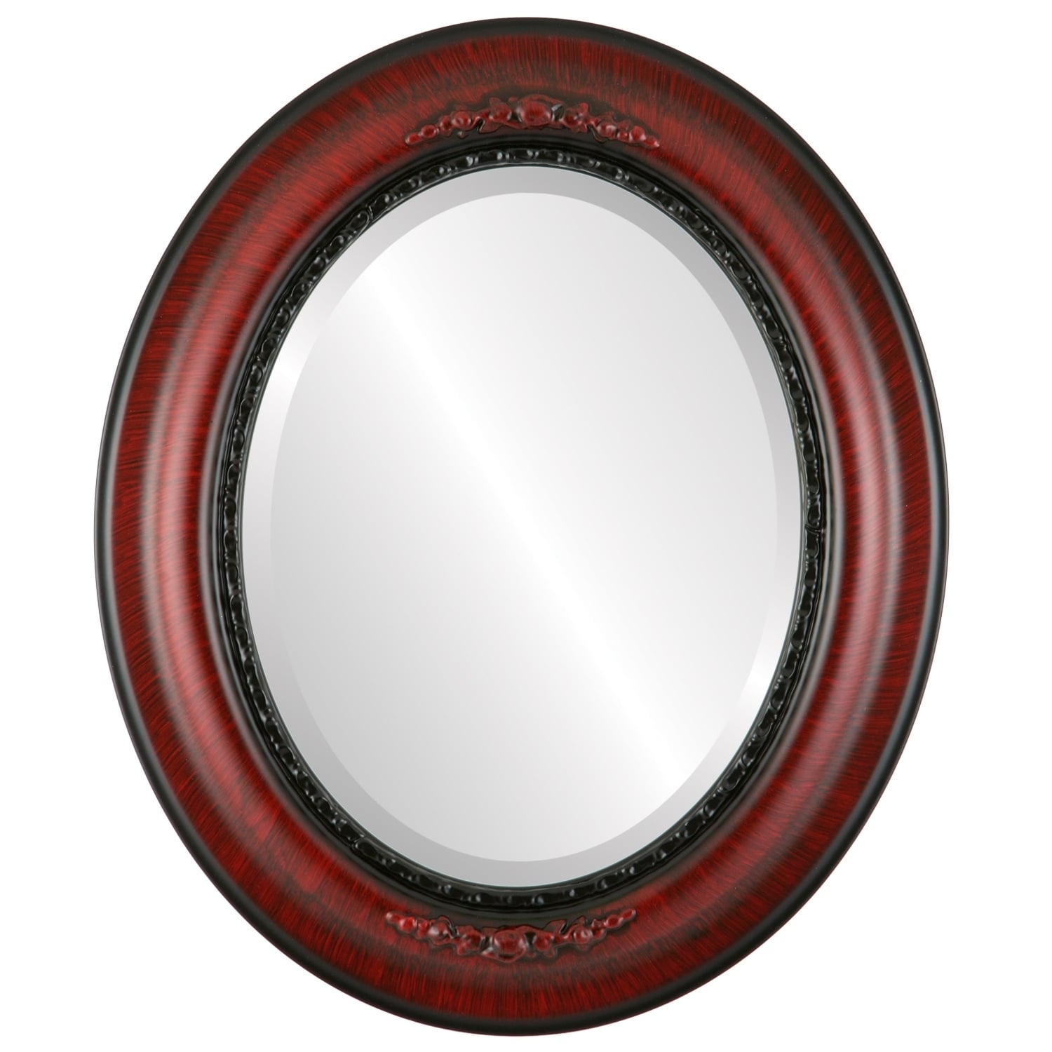 Boston Framed Oval Mirror in Sunset Gold - Bed Bath & Beyond - 33774387