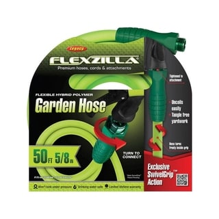 Flexzilla Legacy 5/8 in. Dia. x 50 ft. L Garden Hose Kink Resistant ...