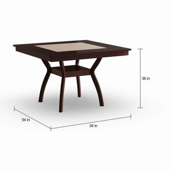 Furniture of America Dionne Contemporary 54-inch Counter Height Dining ...