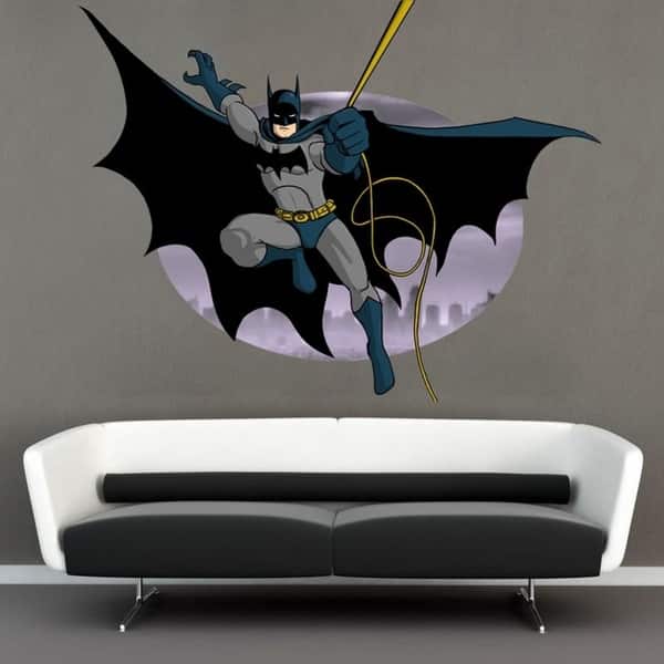 Batman Cartoon Full Color Wall Decal Sticker K-227 FRST Size 52"x80 ...