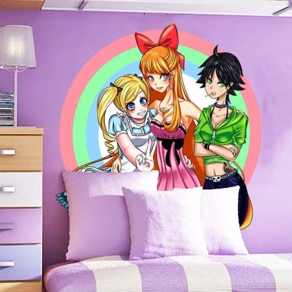 Anime Cartoon Full Color Wall Decal Sticker K-261 FRST Size 20"x20 ...