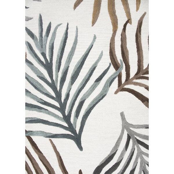 Rizzy Home Cabot Bay Hand-Tufted 2'6" x 8' Runner Rug, Cream - Bed Bath ...