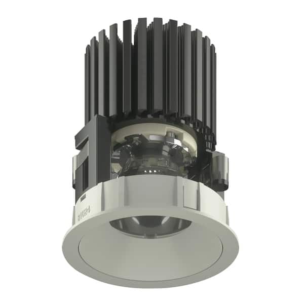 Bruck Lighting BRNU3 White 3-inch ELV/Triac Square LED Outdoor ...