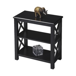 Offex Transitional Rectangular Bookcase - Black Licorice Finish - Bed ...