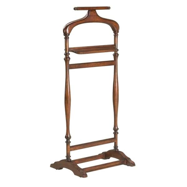 Offex Traditional Wooden Valet Stand - Brown - Bed Bath & Beyond - 20905974