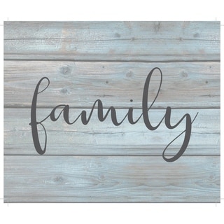 Family - Wash out Grey background 10" x 12" - 10 x 12 - Bed Bath ...