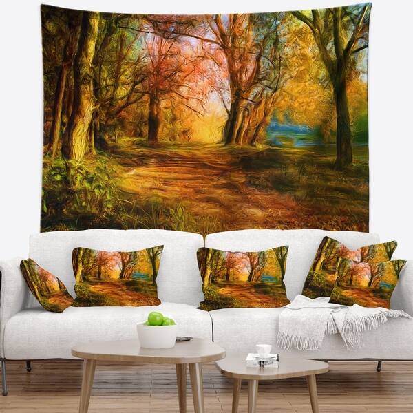 Designart 'Beauty of Nature' Landscape Wall Tapestry - Bed Bath ...