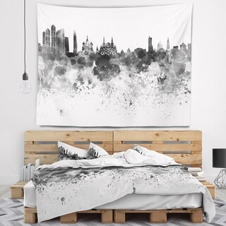 Designart 'Moscow Skyline' Cityscape Wall Tapestry - Bed Bath & Beyond ...