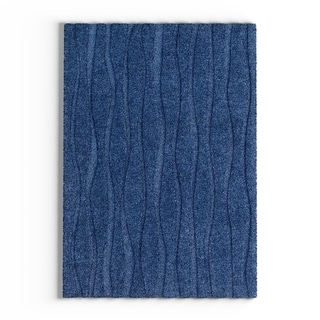 Carson Carrington Esbjerg Mid-Century Modern Geometric Wave Shag Rug ...