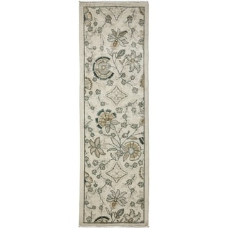 Arts & Crafts Ivory Runner Rug - 2'6" x 8'3" Runner/Surplus - Bed Bath ...