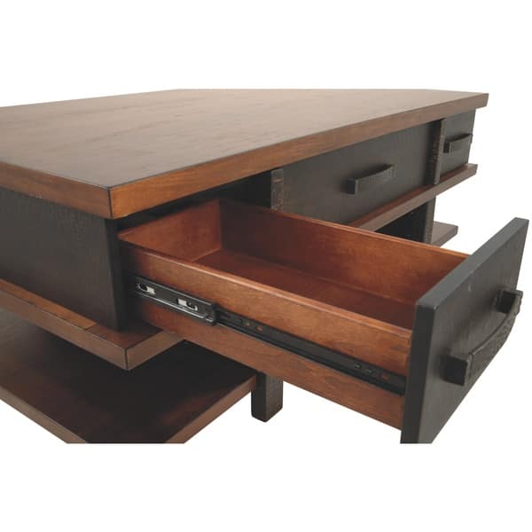 Stanah Casual Lift Top Cocktail Table Two-tone - On Sale - Bed Bath ...