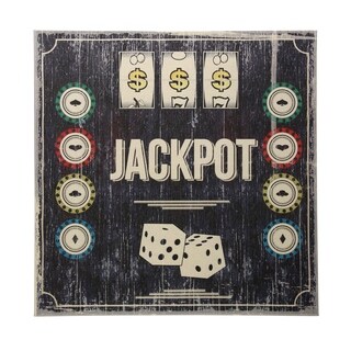 Jackpot Linen Print Transparent Texture Wall Art - Multi - Bed Bath ...