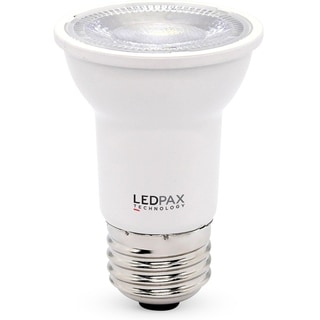 LEDPAX PAR16 Dimmable LED Bulb, 6W (50W equivalent), 4000K, 500 Lumens ...