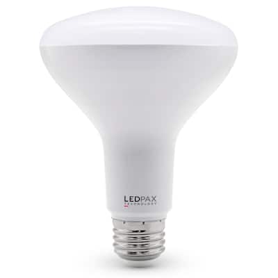 LEDPAX BR30 Dimmable LED Bulb, 9W (65W equivalent), 2700K, 650 Lumens ...