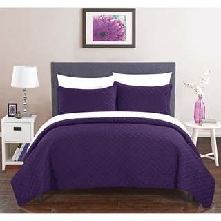 Chic Home Mather 7 Piece Bed in a Bag Geometric Quilt Cover Set - Bed ...