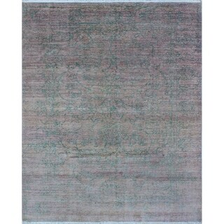 Noori Rug Fine Galaxy Sauda Purple/Green Rug - 8'1 x 9'9 - Bed Bath ...