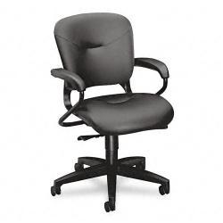 HON 4700 Mobius Mid Back Leather Task Chair - Bed Bath & Beyond - 4373402