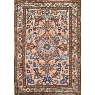 Pasargad NY Antique Persian Lilian Saruk Wool Handmade Area Rug 3'5'' X ...