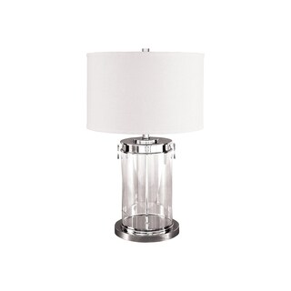 Tailynn Clear and Silver 27 Inch Table Lamp - Bed Bath & Beyond - 21011308