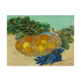 Vincent Van Gogh 'Still Life Of Oranges' Canvas Art - Multi-color - Bed ...