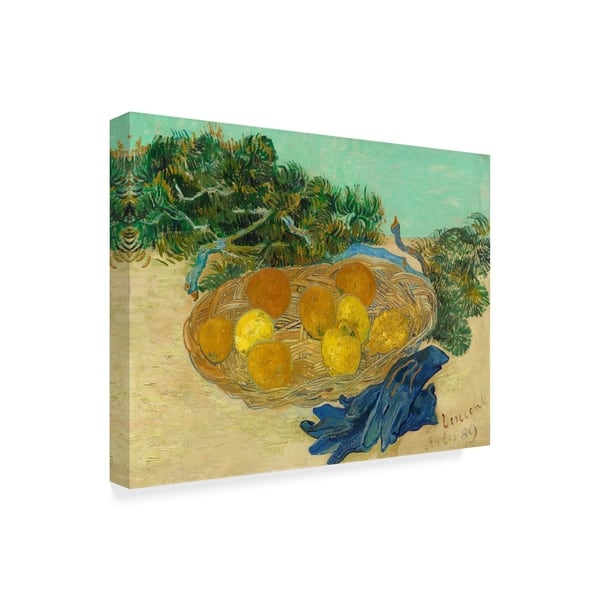 Vincent Van Gogh 'Still Life Of Oranges' Canvas Art - Multi-color - Bed ...