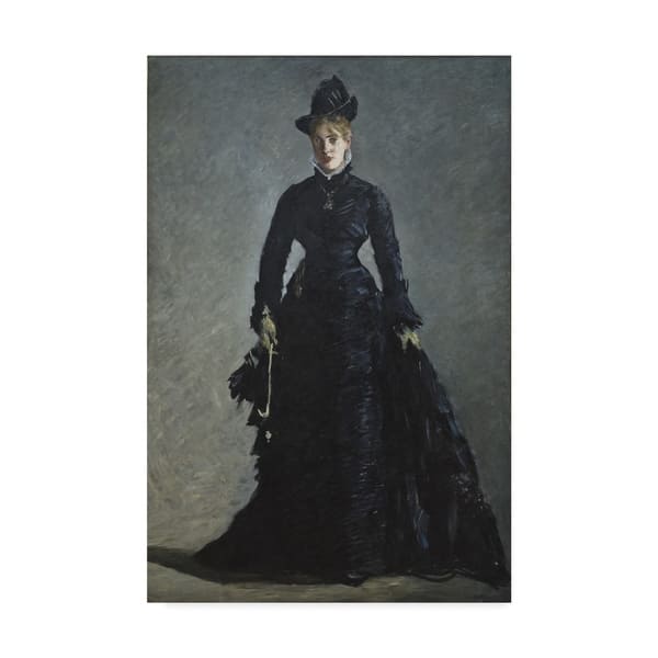 Edouard Manet 'A Parisian Lady' Canvas Art - Multi-color - Bed Bath ...