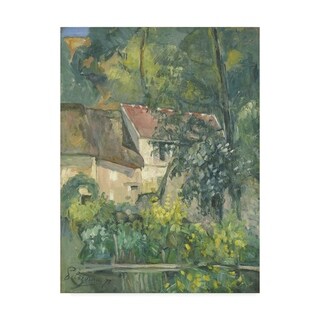 Paul Cezanne 'House Of Pere Lacroix' Canvas Art - Multi-color - Bed ...