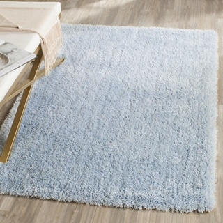 Safavieh Toronto Handmade Light Blue Shag Rug - Bed Bath & Beyond ...