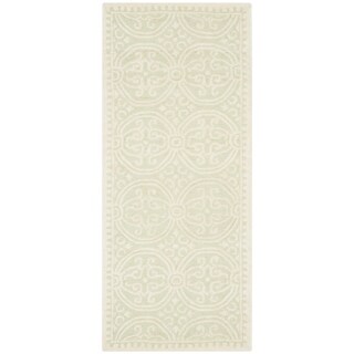 Safavieh Handmade Cambridge Moroccan Light Green/ Ivory Rug - Bed Bath ...