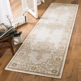 Safavieh Serenity Cream/ Gold Rug - 2'3 x 8' - Bed Bath & Beyond - 21110930
