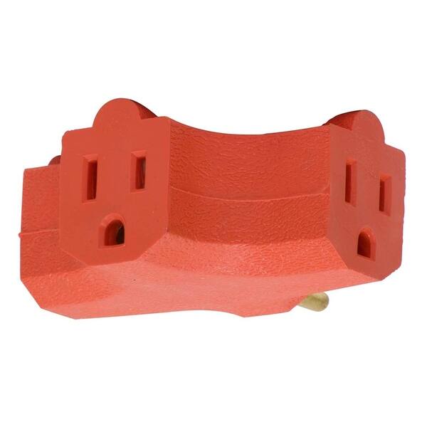 3-Outlet Heavy Duty Triangle Wall Tap, Orange Finish - Bed Bath ...