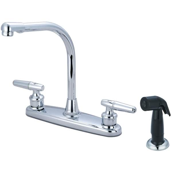Elite 2 Handle High Arc Kitchen Faucet with Spray - Bed Bath & Beyond ...