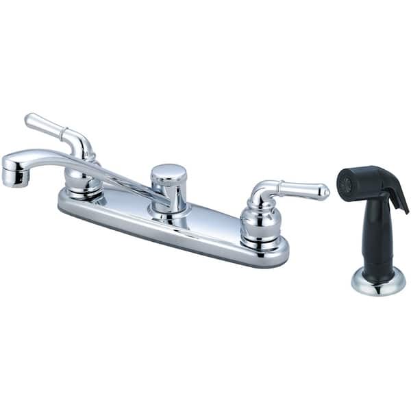 Elite 2 Handle Low Arc Kitchen Faucet - Bed Bath & Beyond - 21143850