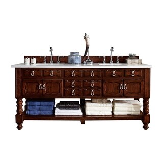 Castilian 72" Double Vanity, Aged Cognac - Bed Bath & Beyond - 21159617