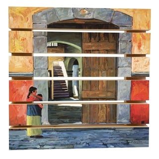 ArtWall Rick Kersten 'Guanajuato Door' Wood Pallet Art - Bed Bath ...