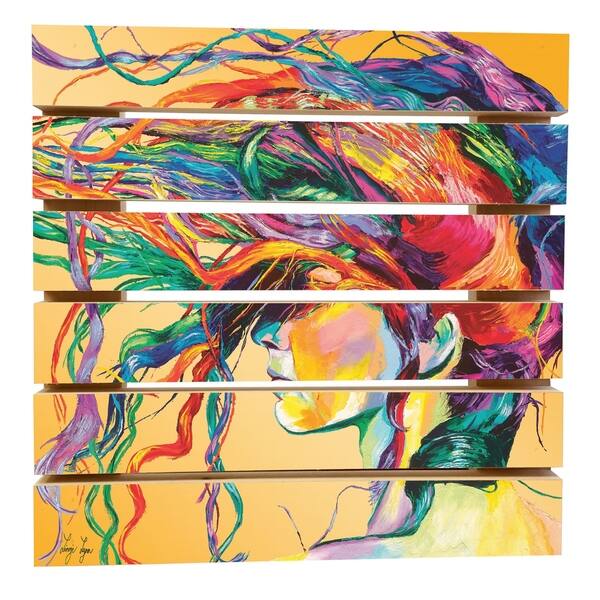 ArtWall Linzi Lynn 'Windswept' Wood Pallet Art - Bed Bath & Beyond ...