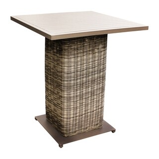 Archipelago OH0287 Outdoor Patio Wicker Pub Table - Bed Bath & Beyond ...