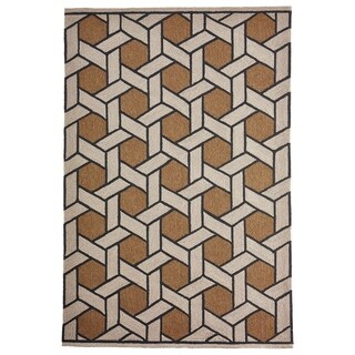Cross Hatch Outdoor Rug (7'6 x 9'6) - Bed Bath & Beyond - 21172305