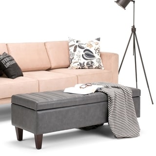 WYNDENHALL Garret Storage Ottoman Bench - Bed Bath & Beyond - 21175980