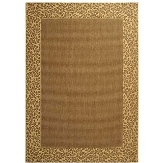 Safavieh Courtyard Brown/ Natural Indoor/ Outdoor Rug - 7'10 x 11 ...