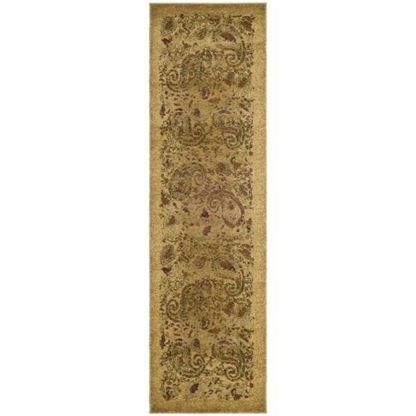 Safavieh Lyndhurst Traditional Paisley Beige/ Multi Runner - 2'3 x 16' - Bed Bath & Beyond ...