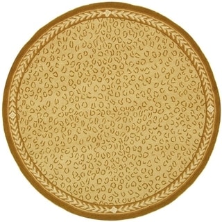 Safavieh Hand-hooked Chelsea Leopard Ivory Wool Rug - 3' - Bed Bath ...