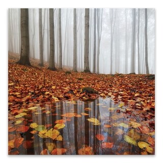 "Rak - Puddle" Coated Embellished Canvas - 35W x 35H x 1.5D - Multi ...