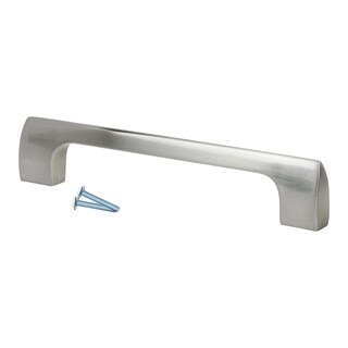 10 Pack Modern 6-5/16" Centers Brushed Nickel Cabinet Pull / Handle ...