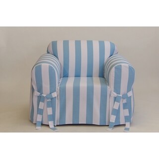 Classic Slipcovers Cabana Stripe One Piece Sofa Slipcover - On Sale ...