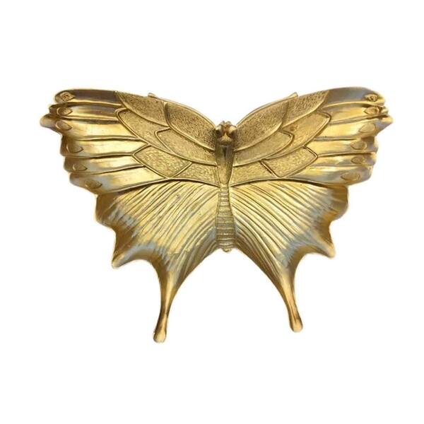 Sagebrook Home 12596-02 Decorative Resin Butterfly Plate, Gold ...